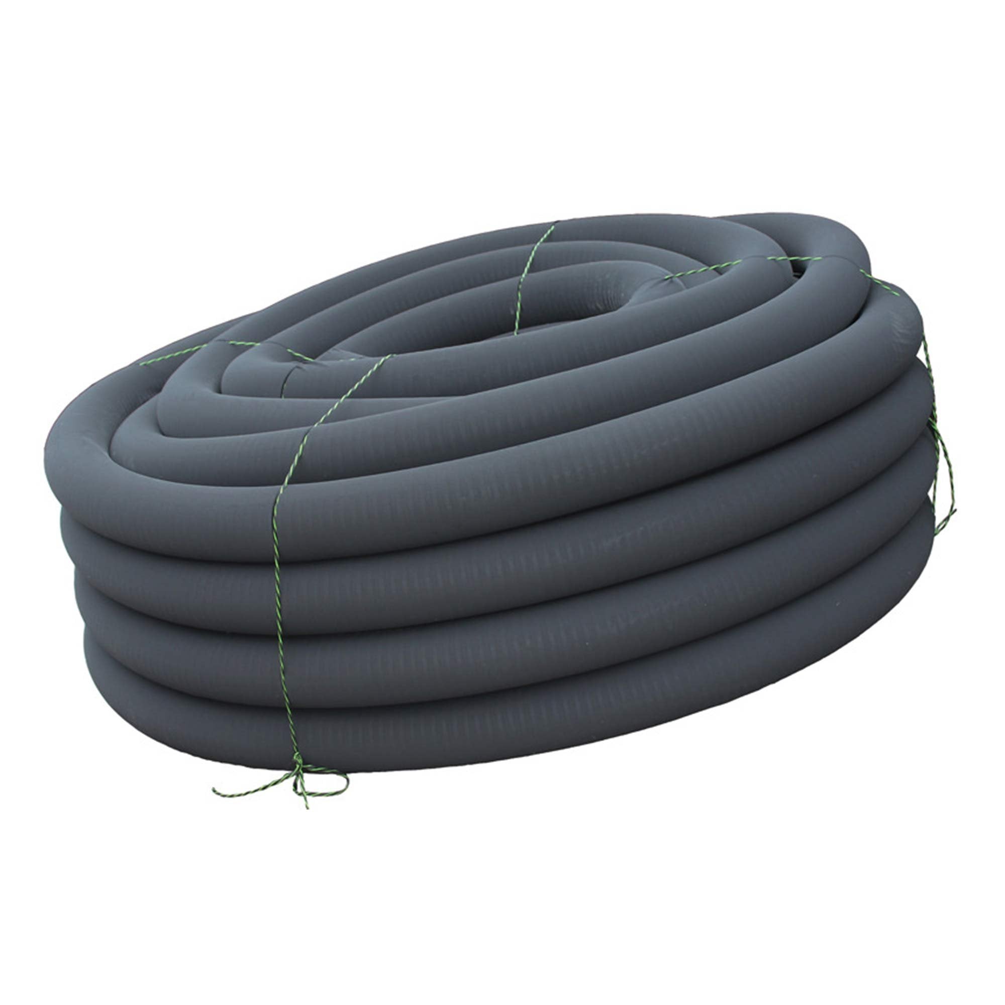 ADS 4 in. Perforated Corrugated Pipe with Sock (100 Foot Bundles ...