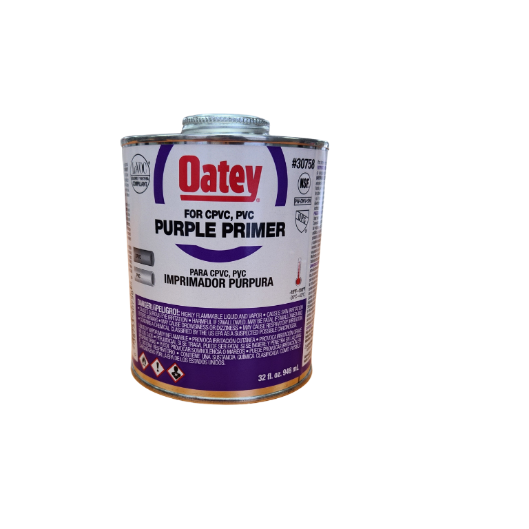 Purple PVC Primer (32 oz.) - OATEY – AllContractorsSupply